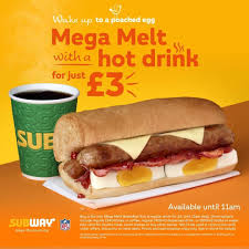 Subway Breakfast Menu Latest Prices UK 2025