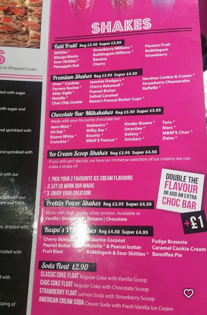 Kaspas Menu Latest Prices UK 2025