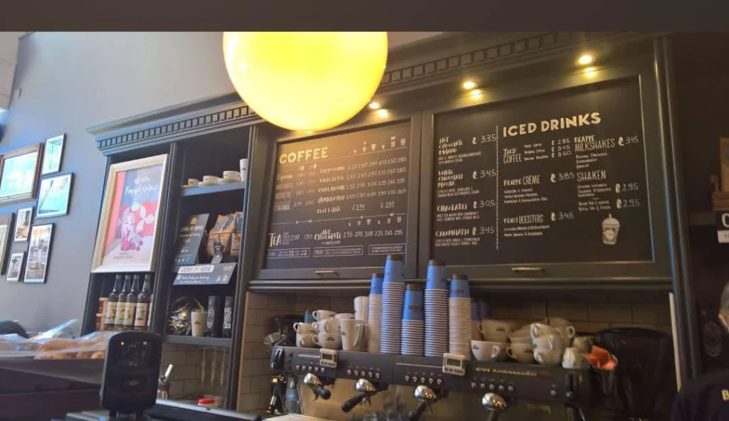 Caffe Nero Menu Latest Prices UK 2025