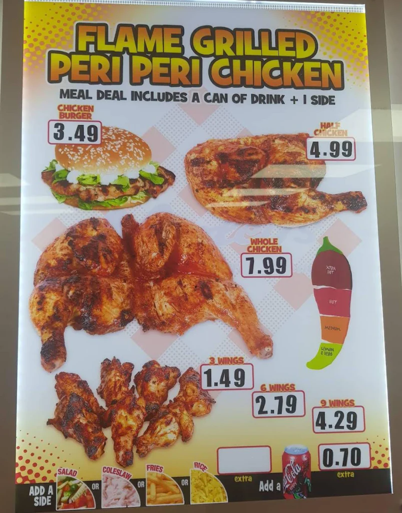 Morley's Menu Latest Prices UK 2024