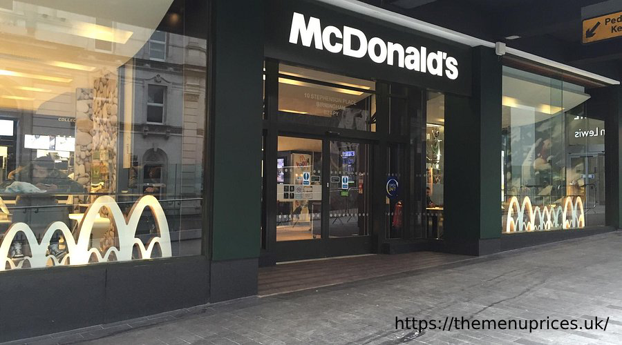 McDonald’s Exchange Square Menu Latest Prices UK 2025