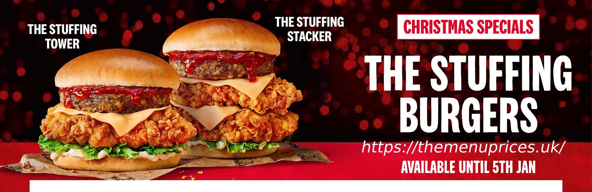 KFC Christmas Menu Latest Prices UK 2025